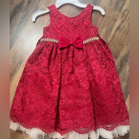 American Princess | Dresses | American Princess Girls Dress Red Gold ...